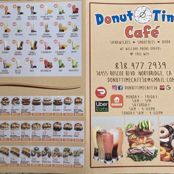 DONUT TIME CAFE - Updated April 2025 - 431 Photos & 194 Reviews - 18455 ...