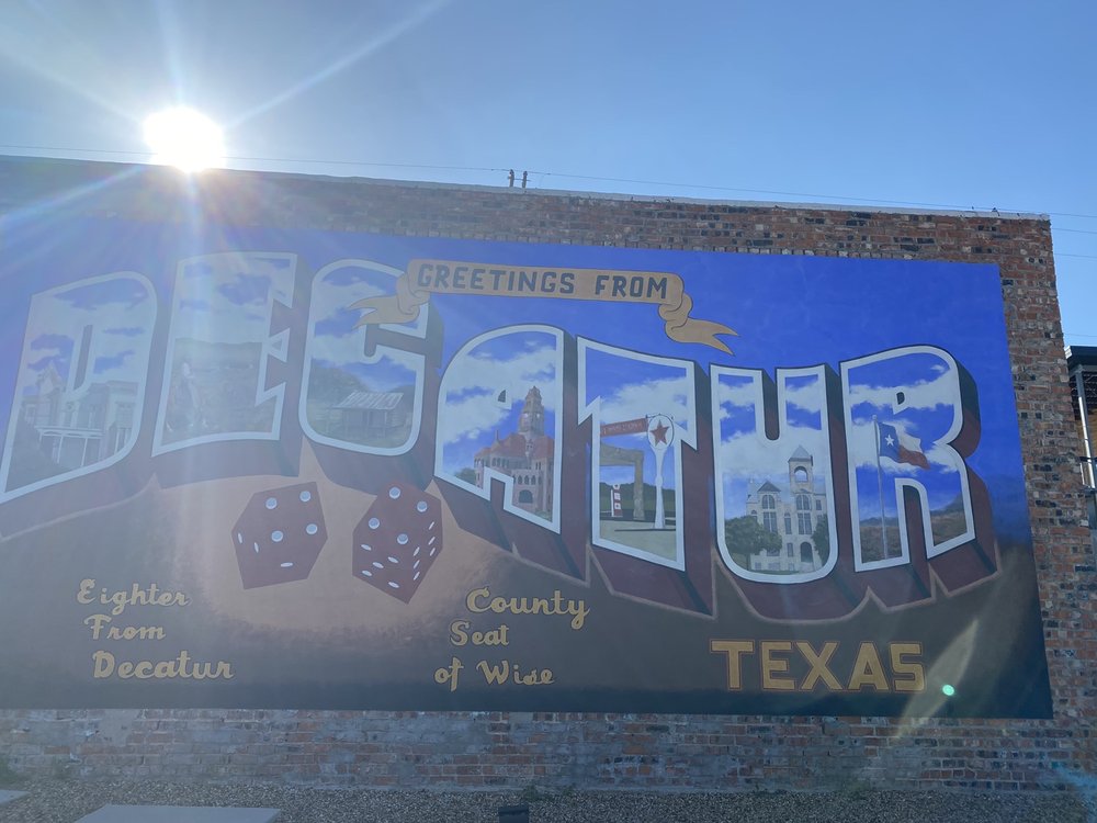 GREETINGS FROM DECATUR MURAL - Updated July 2025 - 109 E Main St ...