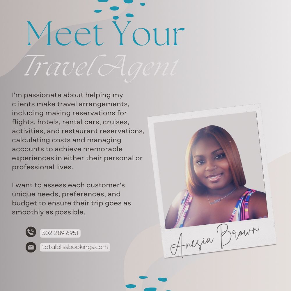 TOTAL BLISS BOOKINGS - Updated August 2025 - Contact Agent - 1731 W ...