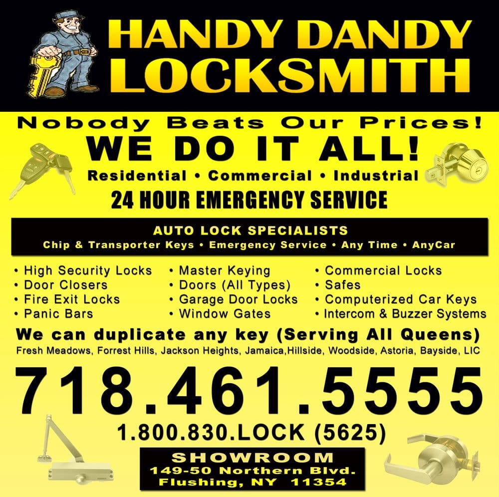 HANDY DANDY LOCKSMITH - Updated July 2025 - 14940 Northern Blvd ...