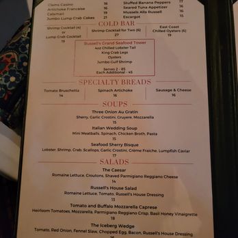 RUSSELL’S STEAKS CHOPS & MORE - Updated July 2024 - 731 Photos & 502 ...