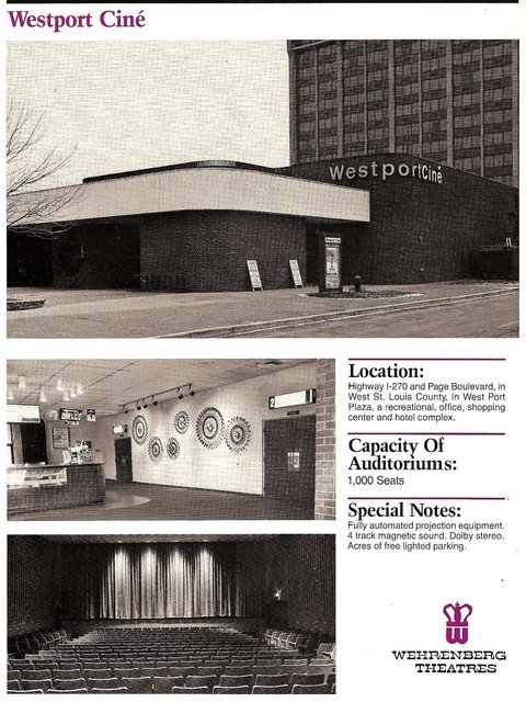 WESTPORT CINE - Updated December 2024 - 910 W Port Plaza Dr, St. Louis ...