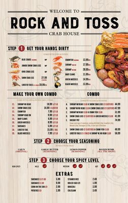 ROCK & TOSS CRAB HOUSE - 7927 Belair Rd, Nottingham, Maryland - Seafood ...