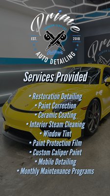 PRIME AUTO DETAILING AND CERAMIC COATINGS - Updated October 2025 ...