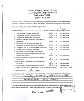 UNITED SURGERY CENTER-IRVINE - Updated December 2025 - 14 Photos & 45 ...