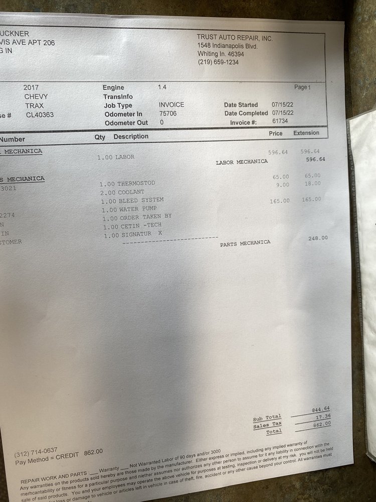 TRUST AUTO REPAIR - Updated September 2025 - 24 Reviews - 1548 ...