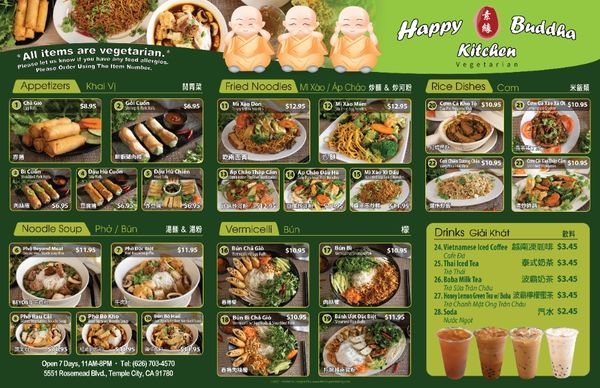 HAPPY BUDDHA KITCHEN - Updated December 2025 - 719 Photos & 402 Reviews ...