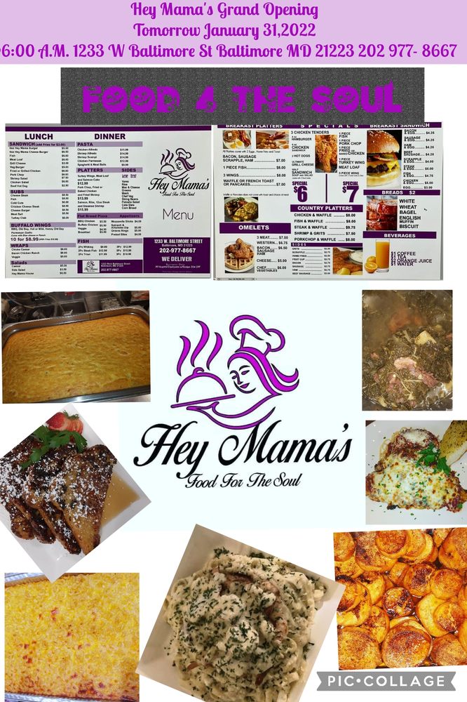 HEY MAMA’S - Updated December 2025 - 1233 W Baltimore St, Baltimore ...