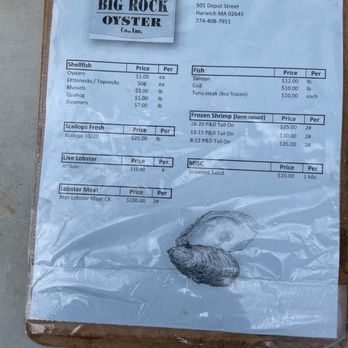 BIG ROCK OYSTERS - Updated December 2025 - 501 Depot St, Harwich ...