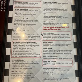MOAB DINER - Updated May 2025 - 649 Photos & 1195 Reviews - 189 S Main ...