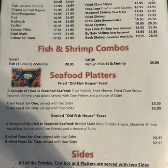 OLD FISH HOUSE RESTAURANT - Updated November 2025 - 78 Photos & 159 ...