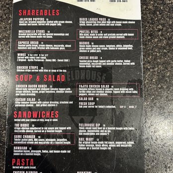 THE FIELDHOUSE PIZZA & PUB - Updated January 2026 - 136 Photos & 122 ...