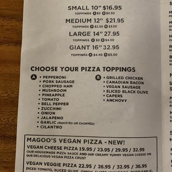 ORIGINAL MAGOO’S PIZZA - 283 Photos & 194 Reviews - 3579 Waialae Ave ...