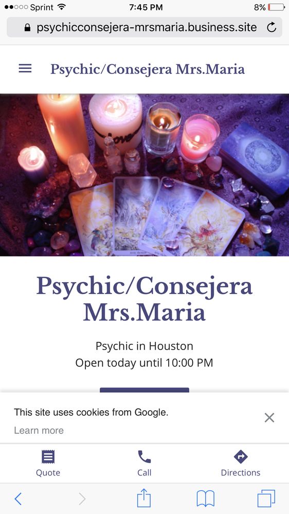 PSYCHIC - CONSEJERA MRS MARIA - Updated October 2025 - 8431 Howard Dr ...