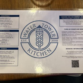 WATER TOWER KITCHEN - Updated February 2025 - 1409 Photos & 1002 ...