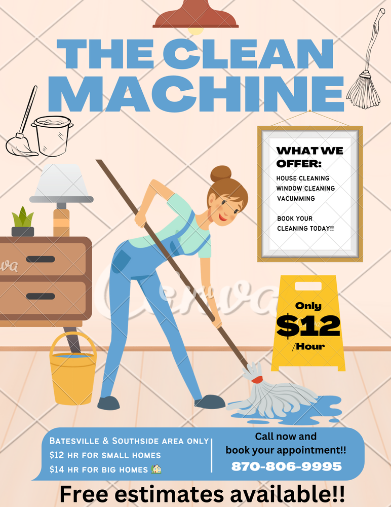 THE CLEAN MACHINE - Request a Quote - Batesville, Arkansas - Home ...