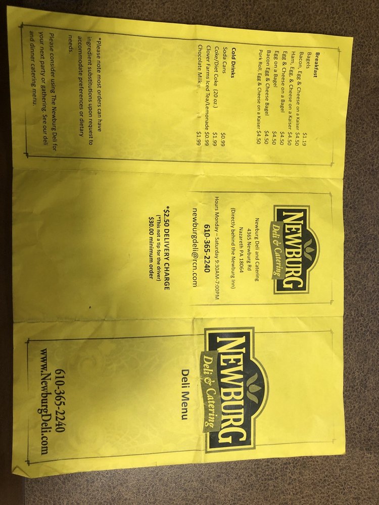 NEWBURG DELI - Updated October 2024 - 28 Photos & 43 Reviews - 4365 ...