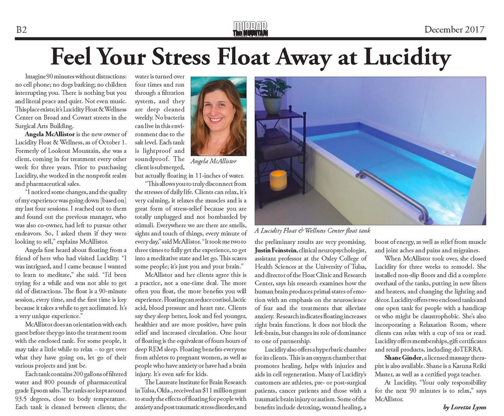 LUCIDITY FLOAT AND WELLNESS CENTER - Updated November 2025 - 21 Photos ...