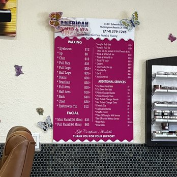 American nails and spa store