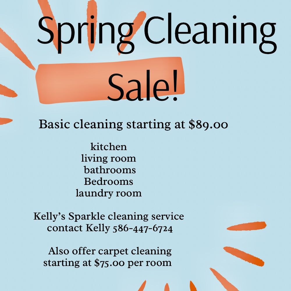KELLY’S SPARKLE CLEANING SERVICE - Updated April 2024 - St. Clair ...