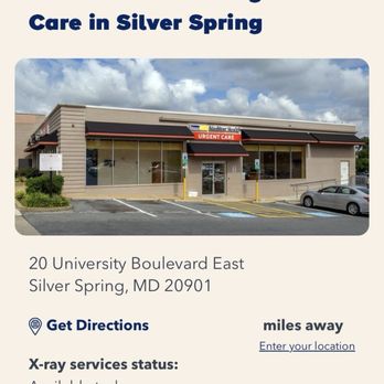 MEDSTAR HEALTH: URGENT CARE AT SILVER SPRING - Updated December 2025 ...