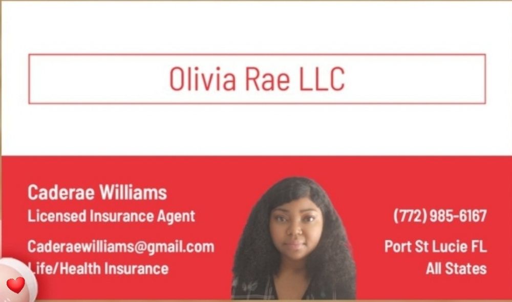 OLIVIA RAE - Request a Quote - Port Saint Lucie, Florida - Life ...
