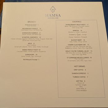 HAMSA - Updated December 2025 - 580 Photos & 351 Reviews - 5555 ...