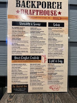 BACKPORCH DRAFTHOUSE - Updated September 2025 - 91 Photos & 105 Reviews ...