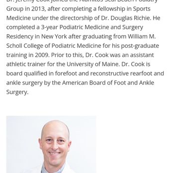 JEREMY COOK, DPM - Updated December 2025 - 10861 Cherry St, Los ...