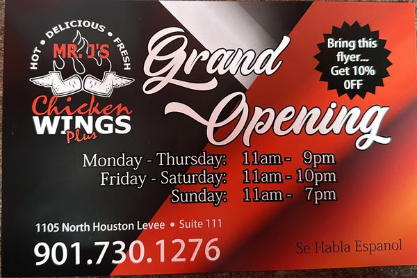 MR J’S WINGS - Updated November 2024 - 28 Photos & 10 Reviews - 1105 N ...