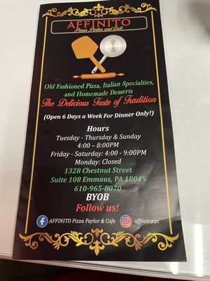 AFFINITO PIZZA PARLOR AND CAFE - Updated July 2025 - 33 Photos & 45 ...