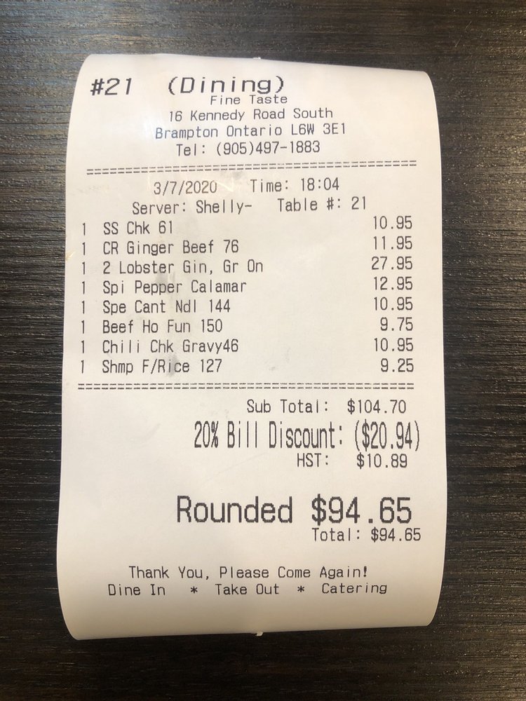 Fine Taste Hakka Chinese Restaurant - Hakka - 16 Kennedy Road S ...