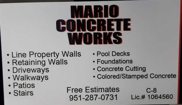 MARIO CONCRETE WORKS - Updated October 2025 - 24 Photos - Lake Elsinore ...