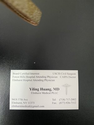 YILING HUANG, MD - Updated October 2025 - 9418 57th Ave, Elmhurst, New ...