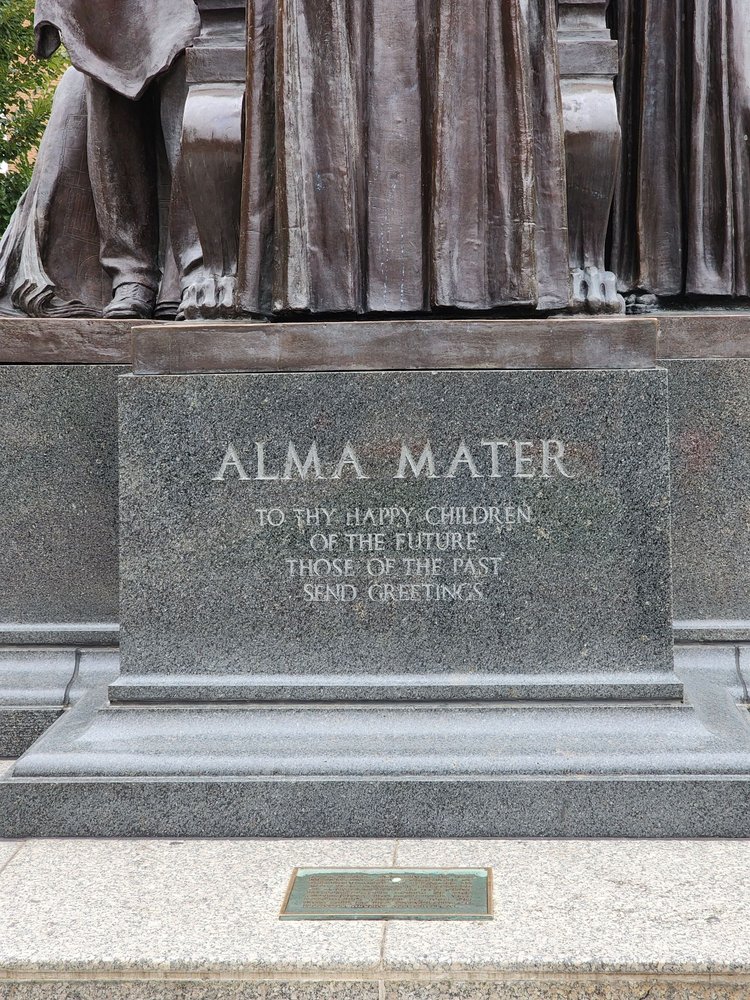 UNIVERSITY OF ILLINOIS ALMA MATER SCULPTURE - Corner Of Green St And ...
