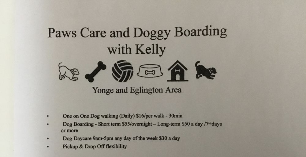 PAWS CARE AND DOGGY BOARDING WITH KELLY - Updated October 2024 ...