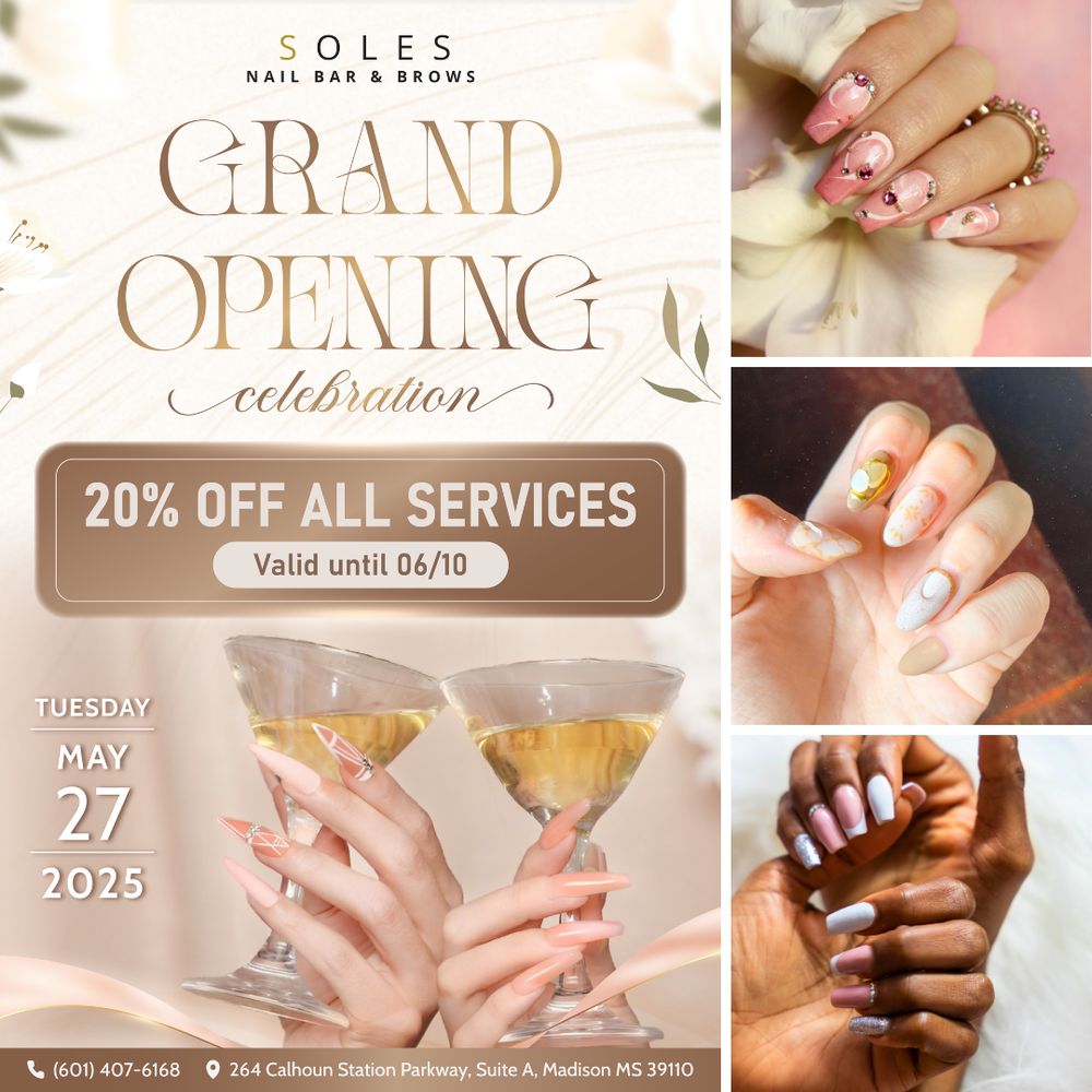 SOLES NAIL BAR & BROWS - Updated August 2025 - 23 Photos - 264 Calhoun Station Pkwy, Madison ...