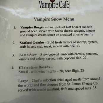 THE NEW ORLEANS VAMPIRE CAFE - Updated April 2025 - 1197 Photos & 610 ...