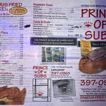 THE PRINCE OF SUBS - Updated January 2026 - 18 Photos & 31 Reviews ...