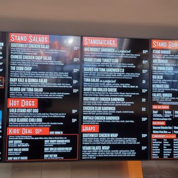 The stand menu store
