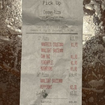 CAPONE’S PIZZA - Updated August 2024 - 187 Photos & 309 Reviews - 7201 ...