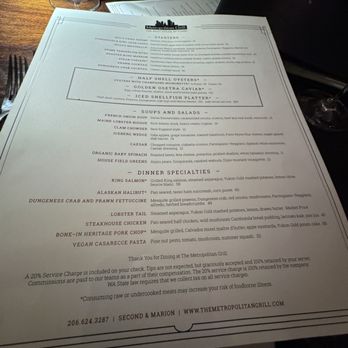 METROPOLITAN GRILL - Updated November 2024 - 2275 Photos & 2165 Reviews ...