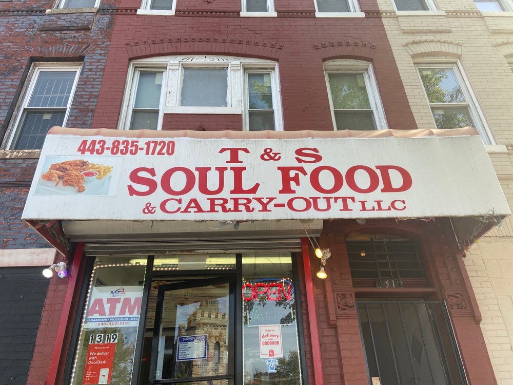 T & S SOUL FOOD AND CARRYOUT - 1319 W North Ave, Baltimore, MD - Menu ...