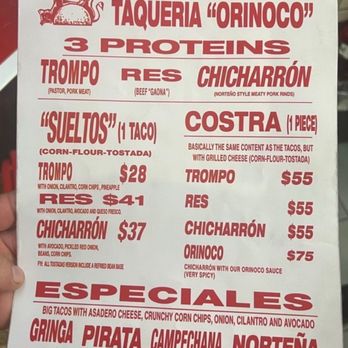 TAQUERIA ORINOCO - Updated May 2024 - 652 Photos & 291 Reviews - Av ...
