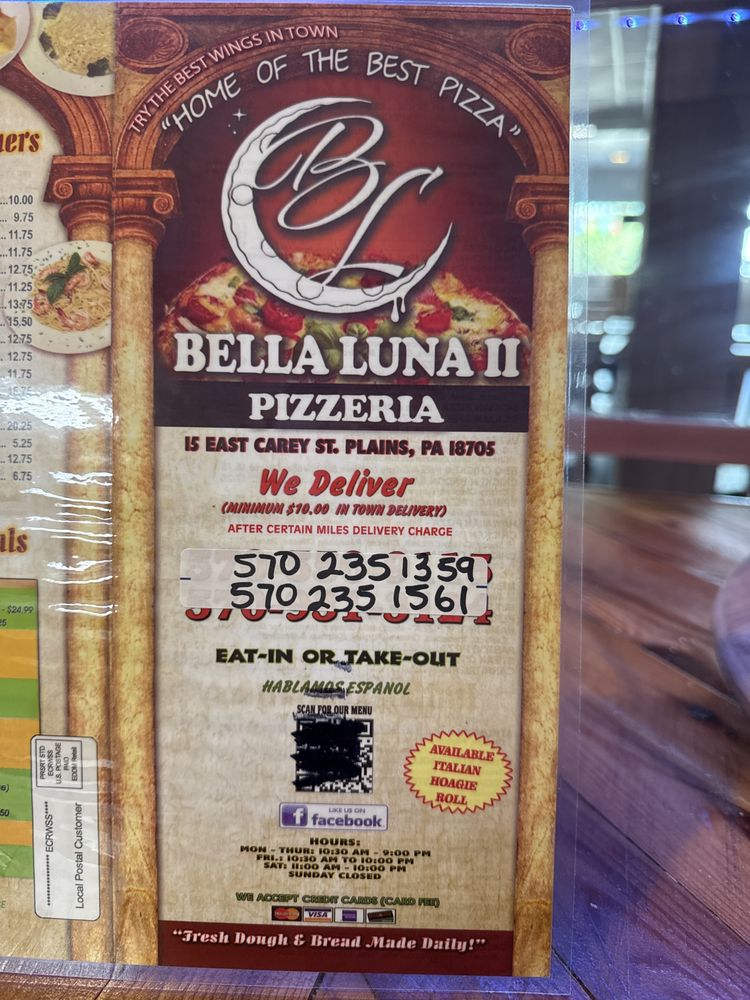 Bella Luna 2 Pizzeria, Hudson | Roadtrippers