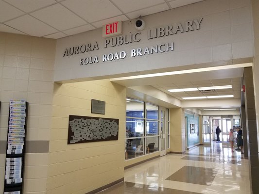 AURORA PUBLIC LIBRARY DISTRICT - EOLA ROAD BRANCH - Updated December ...