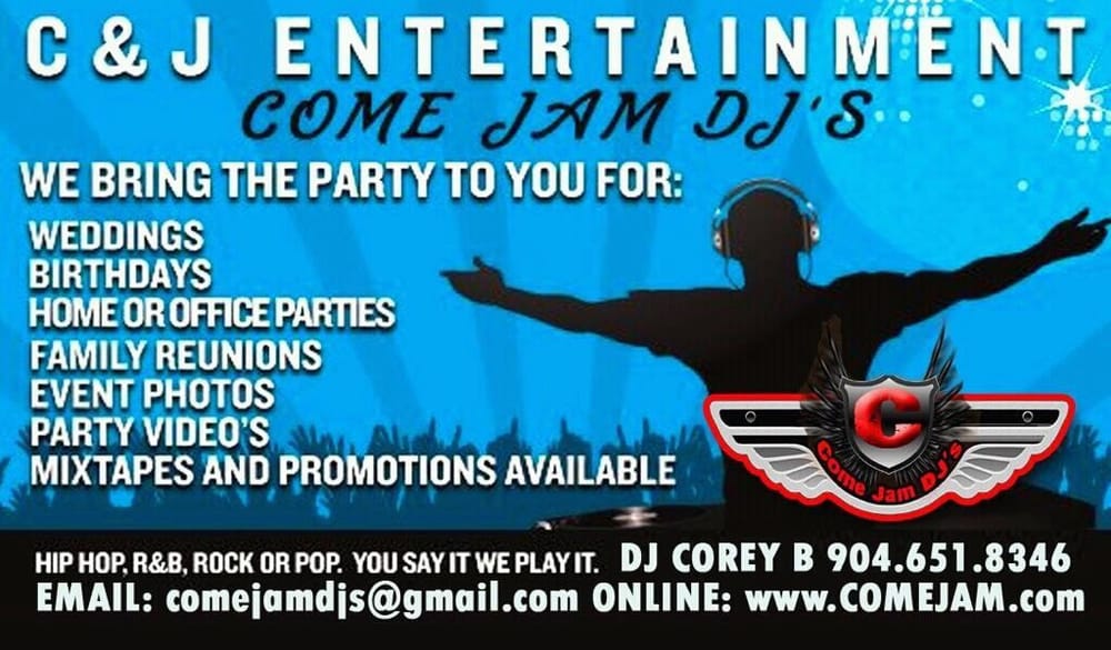 COME JAM DJ SERVICE - Updated June 2025 - Jacksonville, Florida - DJs ...