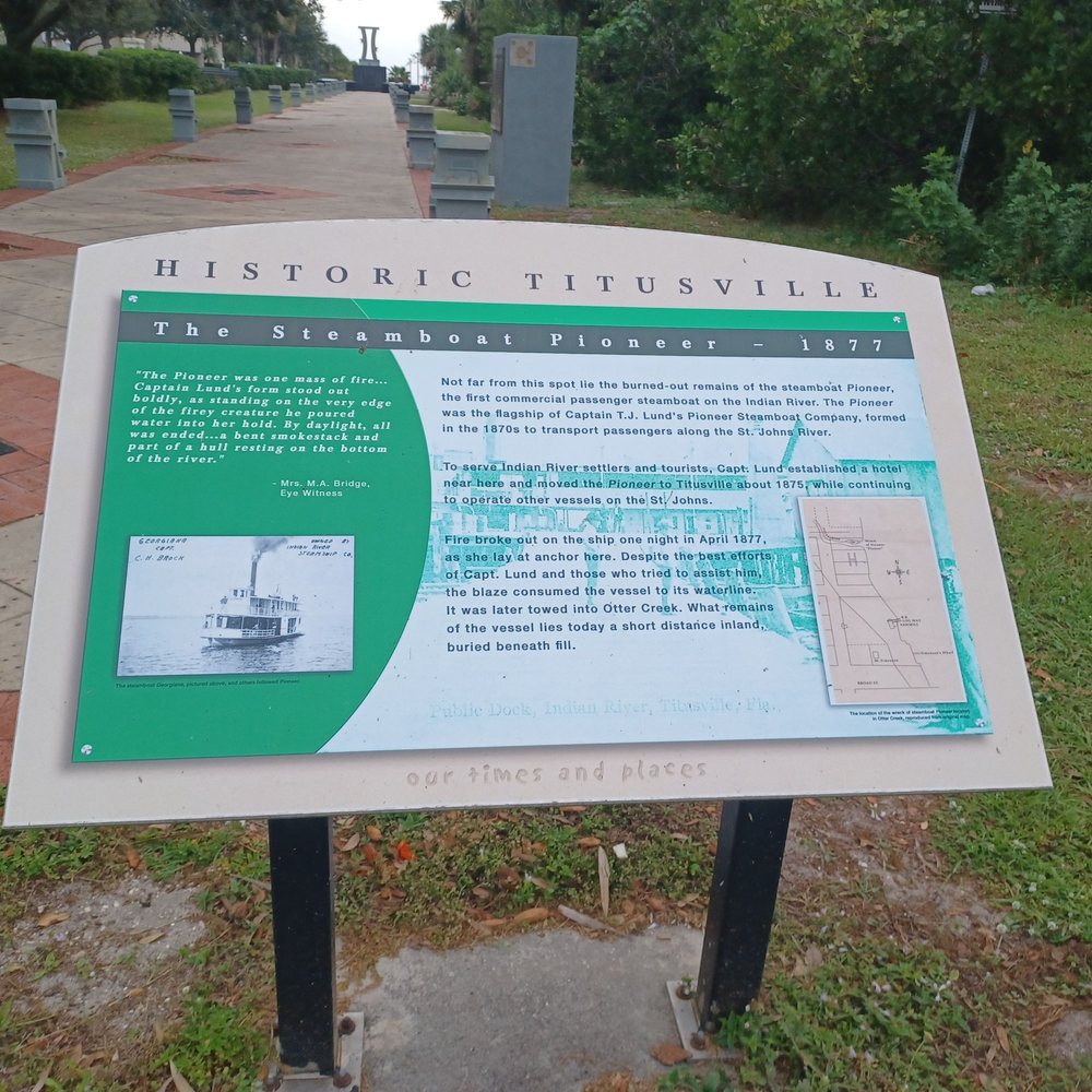 STEAMBOAT PIONEER MEMORIAL SIGN - Updated June 2024 - 7 Indian River ...