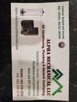 ALPHA MECHANICAL - Updated December 2025 - 19 Reviews - 1435 E Solano ...