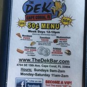 THE DEK BAR - 134 Photos & 103 Reviews - 4704 SE 15th Ave, Cape Coral ...
